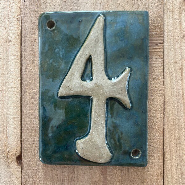 Ceramic House Number - Etsy