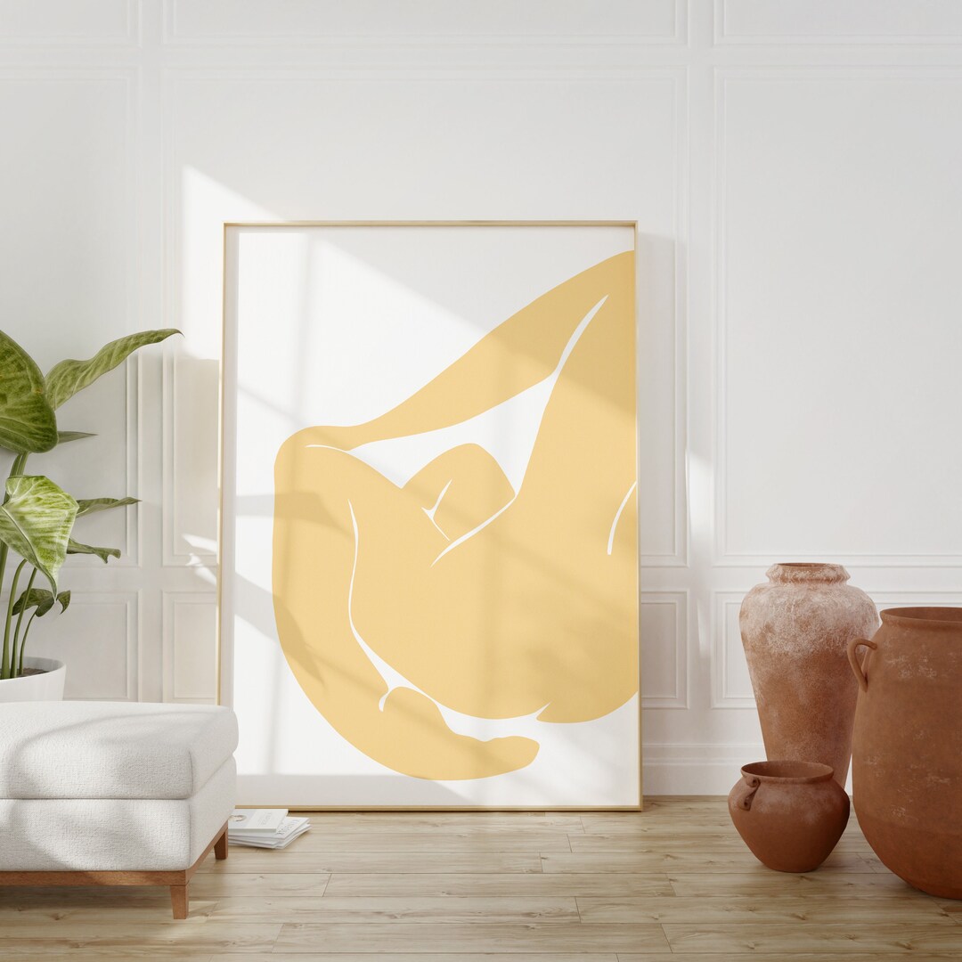 Henri Matisse, Matisse Print, Yellow Matisse Wall Art, Matisse Cut Outs ...