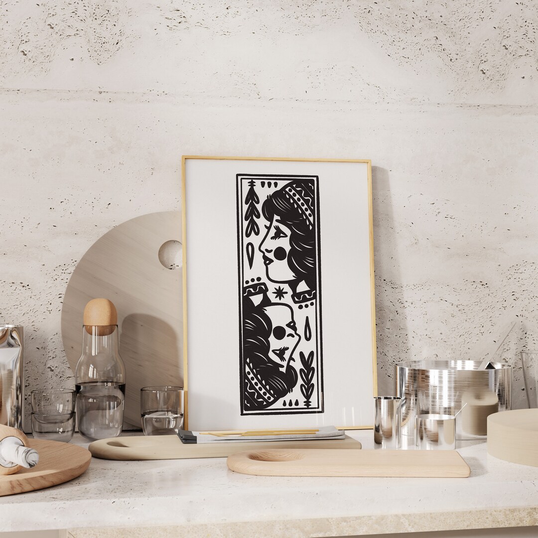 Black Abstract Art Print, Black and White Abstract Art, Printable Art ...