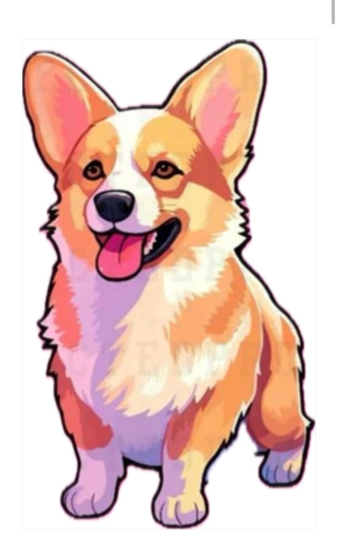 Corgi Dog DTF Heat Transfer Vibrant Colors 11” Adult Ready to Press - Etsy