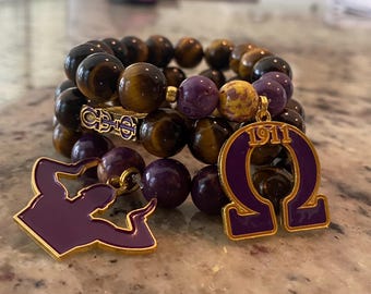 Omega Psi Phi "brunson" Bracelet - Etsy