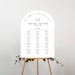 Arc Wedding Seating Plan: Modern Table Design - Etsy UK