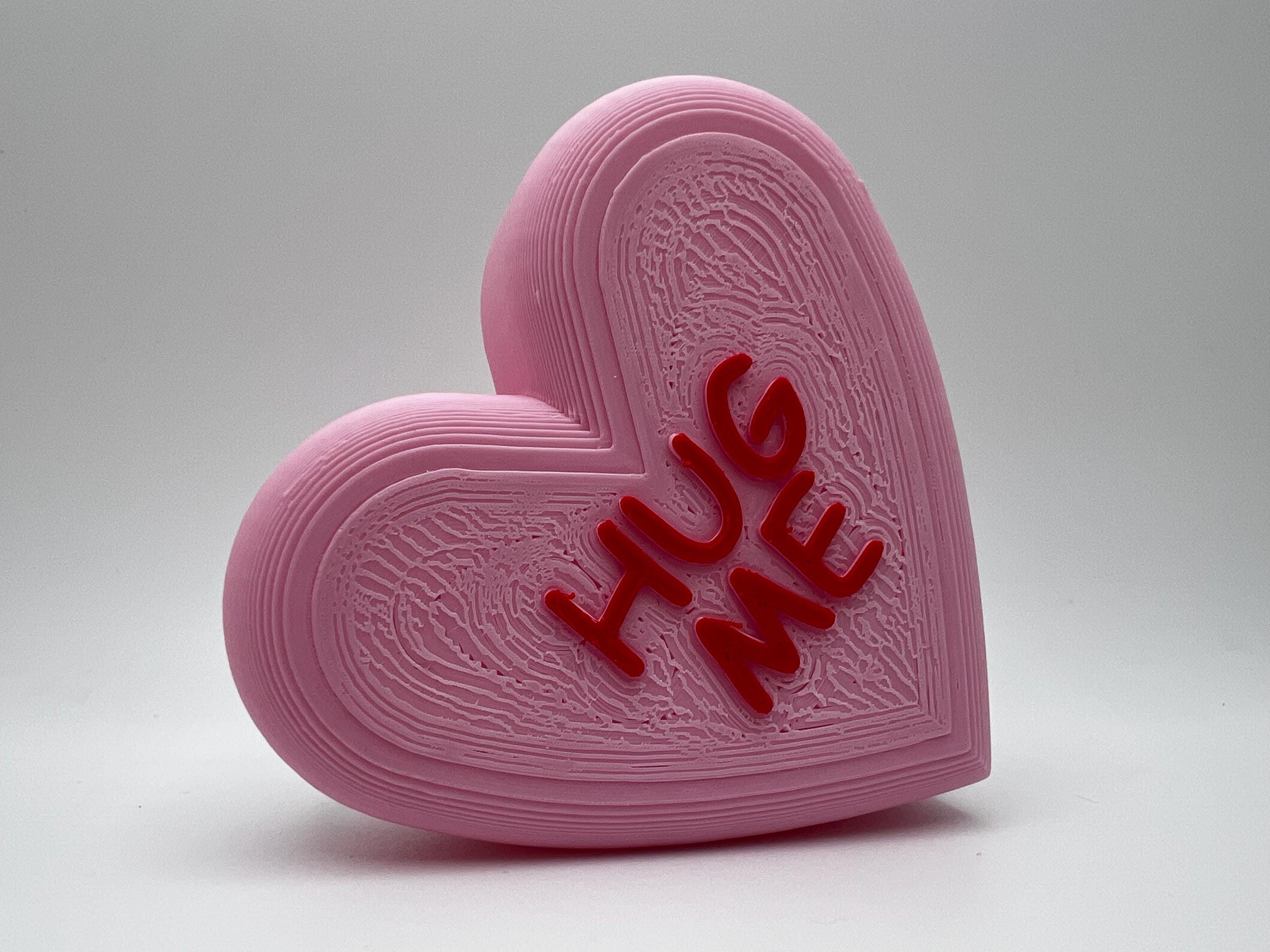 CONVERSATION HEARTS, Set of 4, Custom Color & Wording Valentines Decor ...