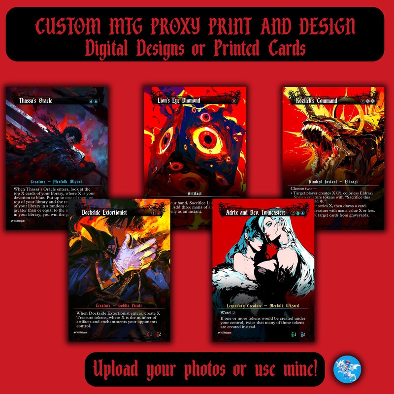 Custom Mtg Cards - Etsy
