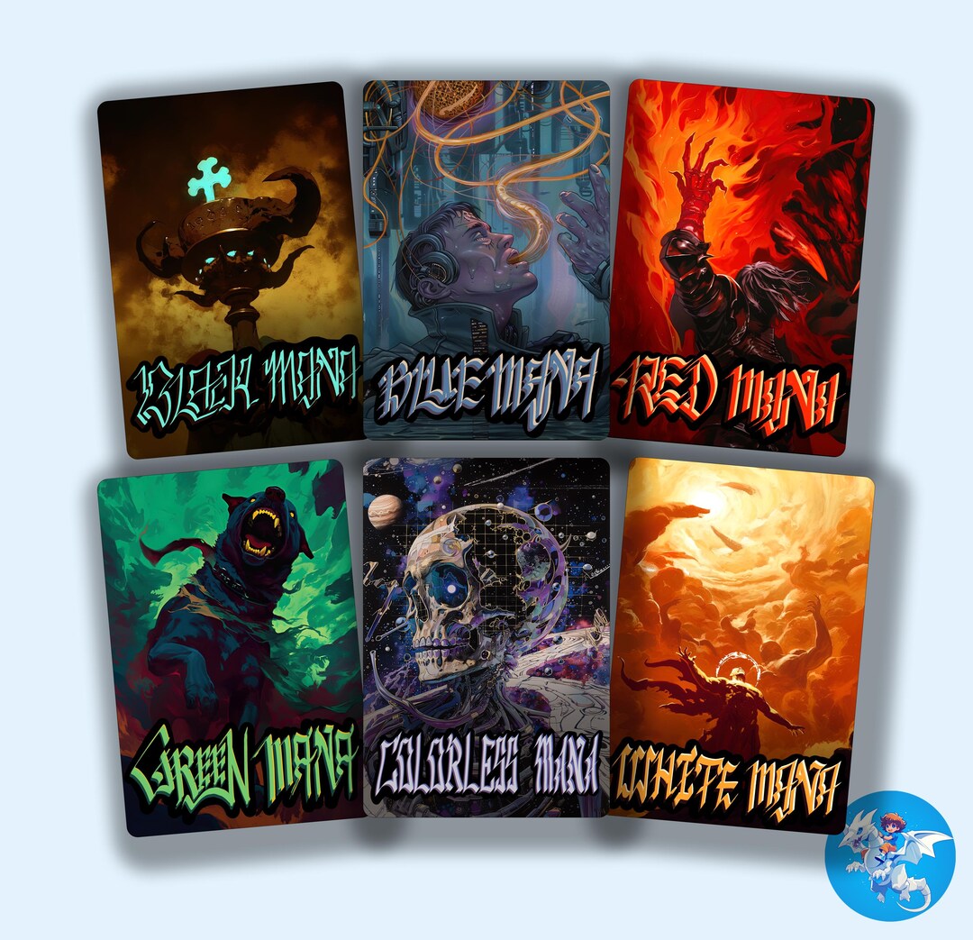 TCG Mana Counter Utility Cards for EDH - Etsy