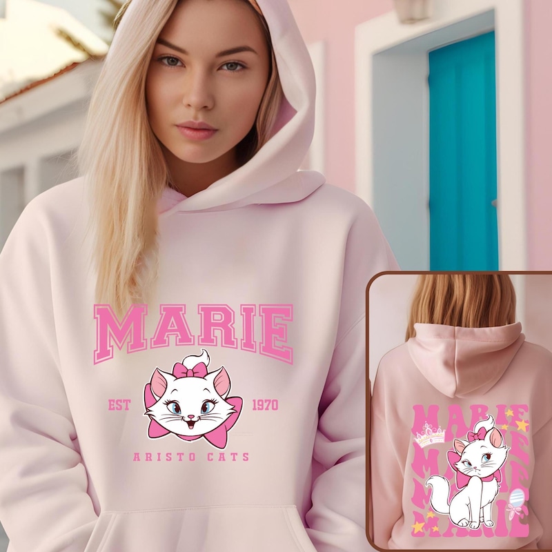 Purple Cat Zip Hoodie - Etsy