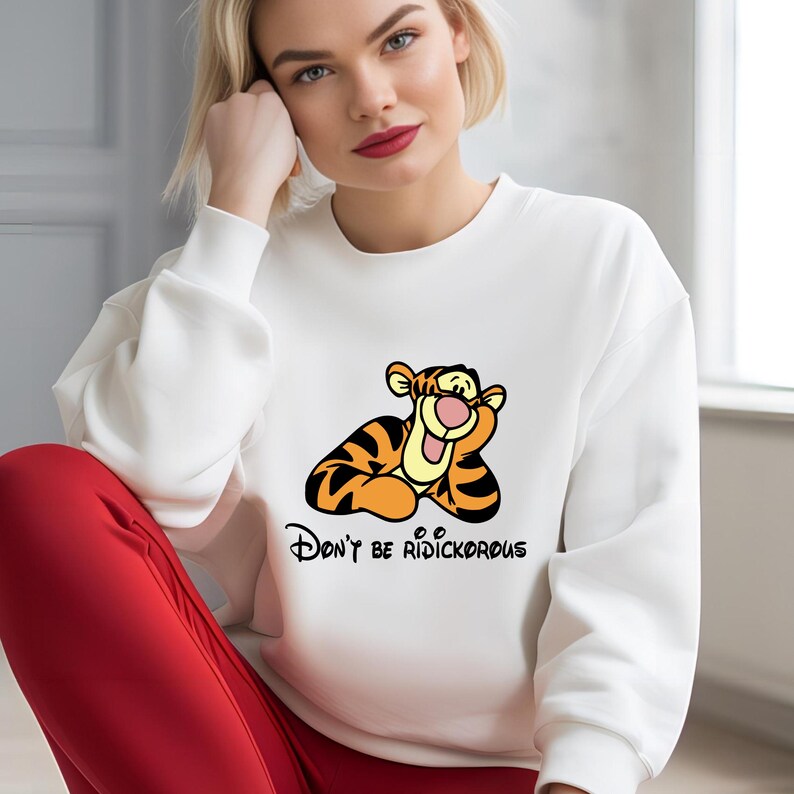 Winnie the Pooh Tigger Sweater, Tigger Don't Be Ridiculous Hoodie ...