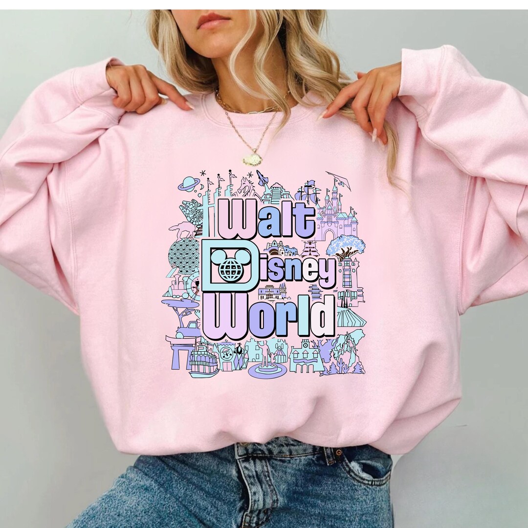 Retro Walt Disney World Sweater, Matching Disney World Hoodies ...