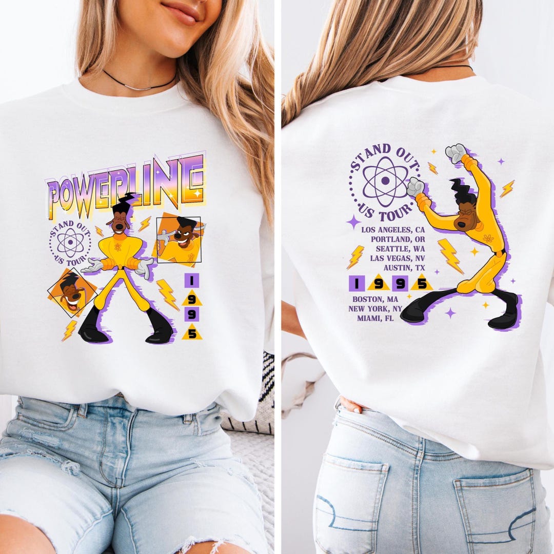 Retro Powerline Stand Out US Tour 1995 Sweater, Powerline Movie Hoodie ...