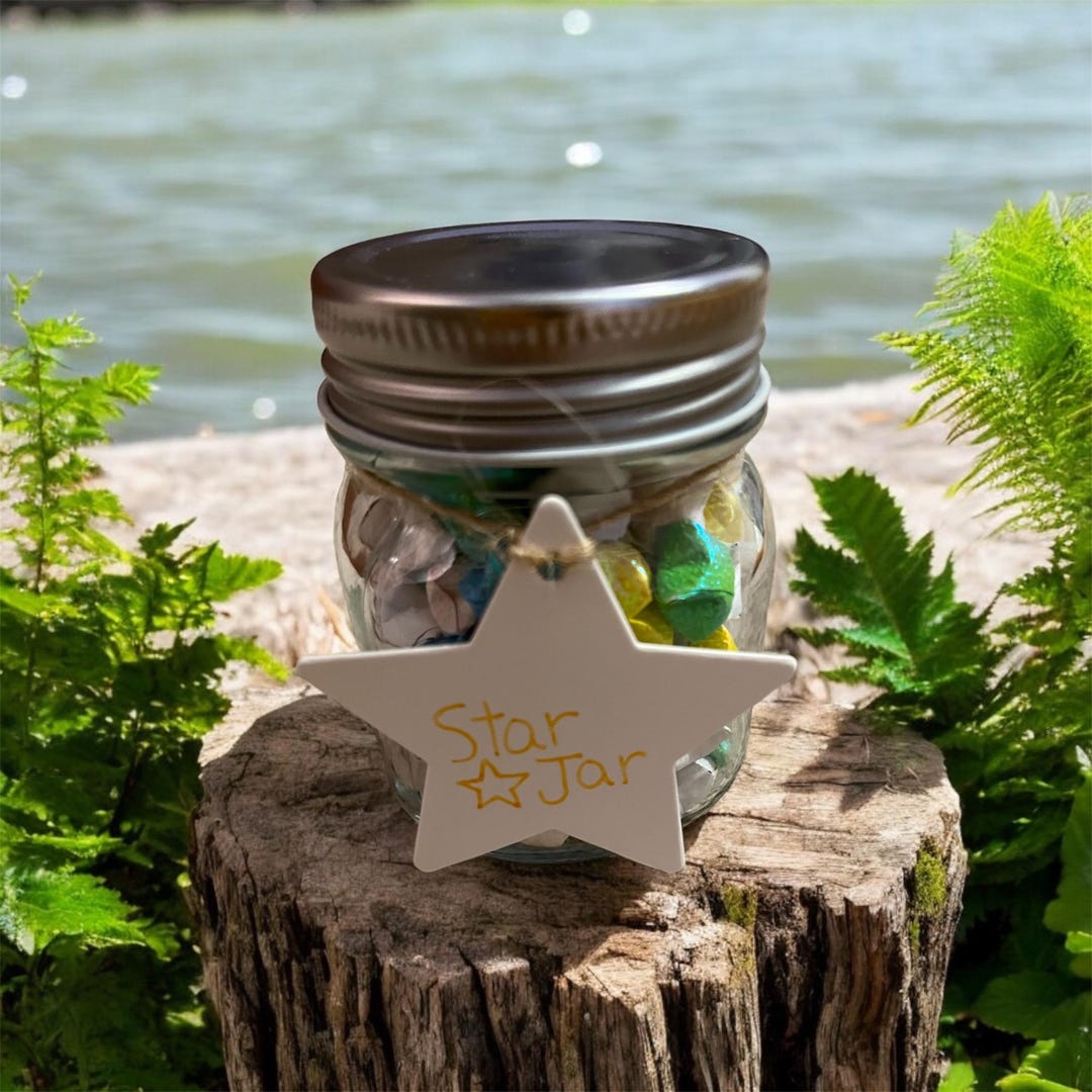 Mini Origami Star Jar of Around a Hundred Stars You Can Wish Upon ...