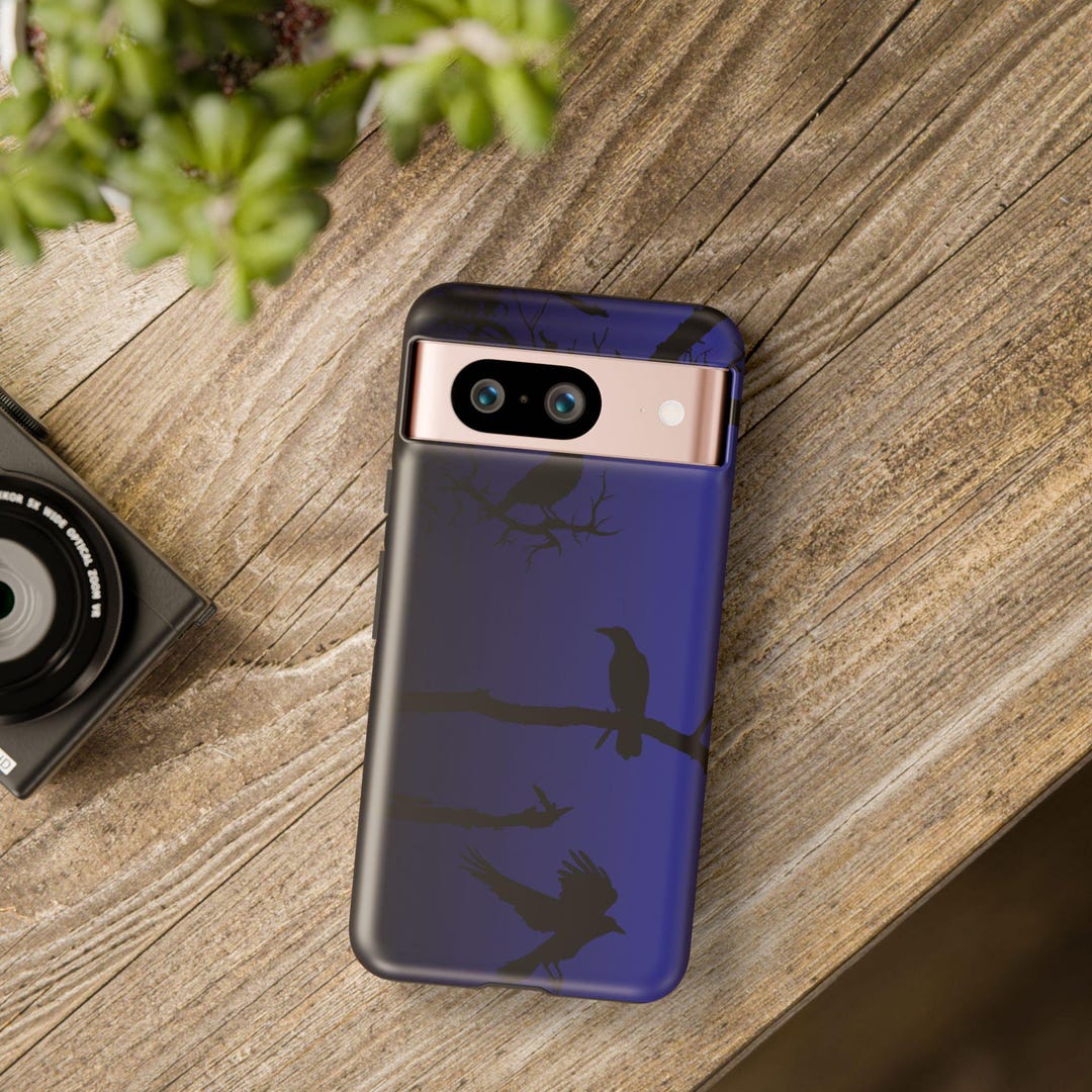 Google Pixel 9 Raven Tough Cases, Black to Blue Gradient, Durable ...