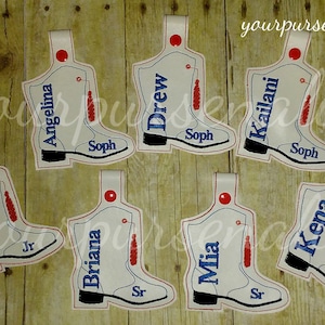 Drill Team Key Fob, Drill Boot, Bag Tag, Key Chain, Dance Drill, Dance ...