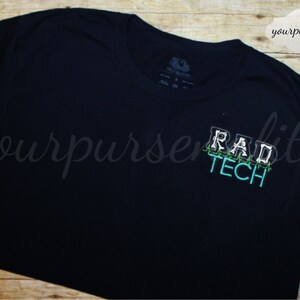 RAD Tech Shirt, Xray Shirt, Xray Clothing, Xray Tech Shirt, Radiology ...