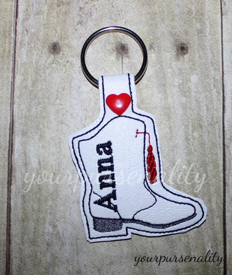 Drill Team Key Fob, Drill Boot, Bag Tag, Key Chain, Dance Drill, Dance ...