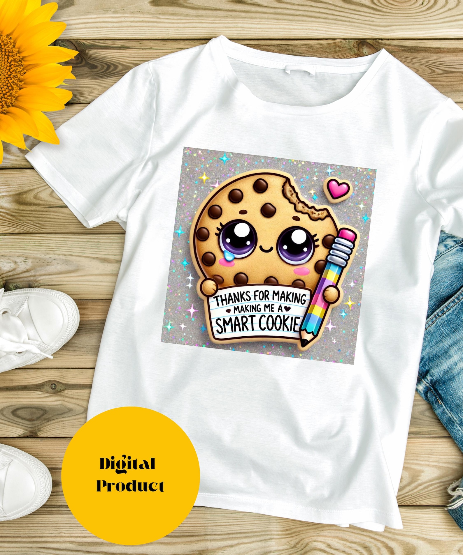 Smart Cookie PNG | Cute Digital Download | Printable Illustration ...