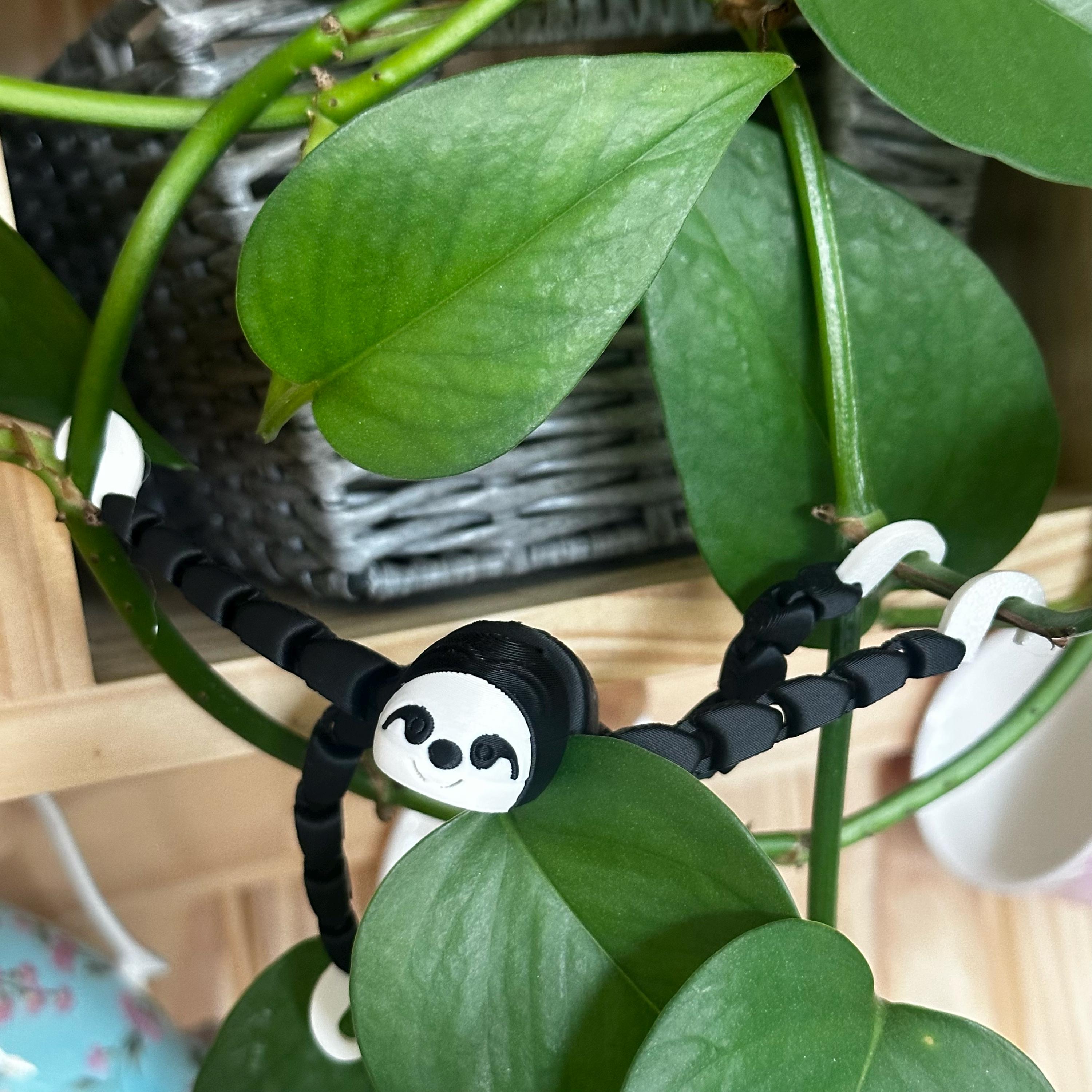 3d Printed Adorable Articulated Sloth Toy - Great Gift for Sloth Lovers ...