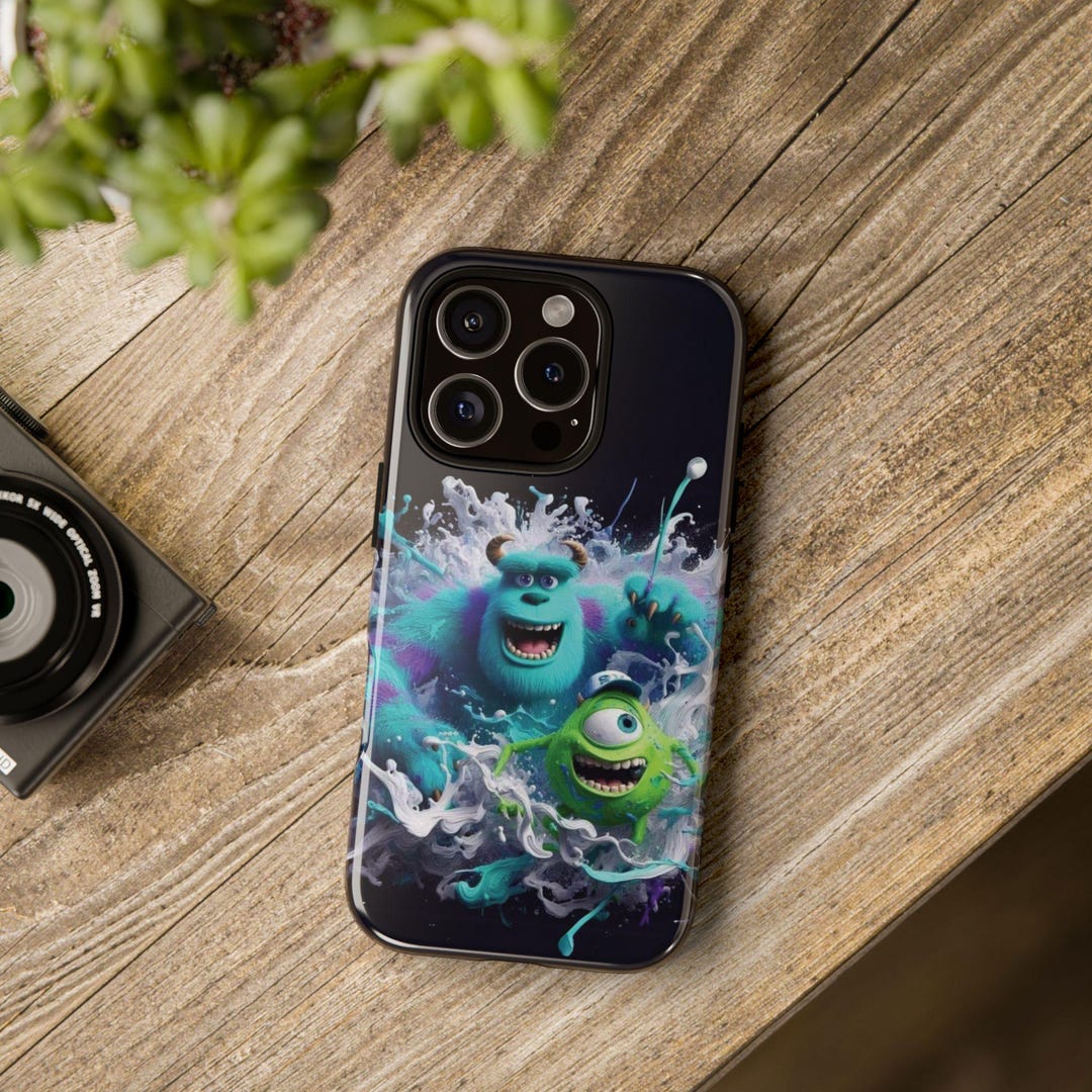 Monsters Inc. Sulley & Mike iPhone 16-11 Pro and Samsung S25 S24 S23 ...