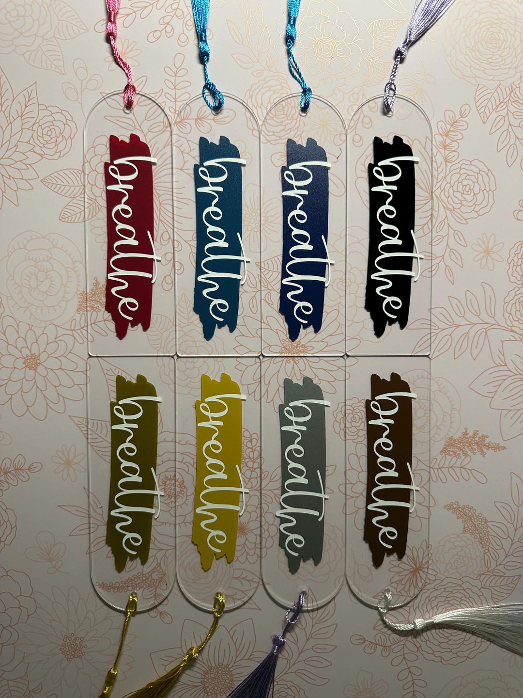Personalized Bookmark, Mental Health Bookmark, Acrylic Book Mark, for ...