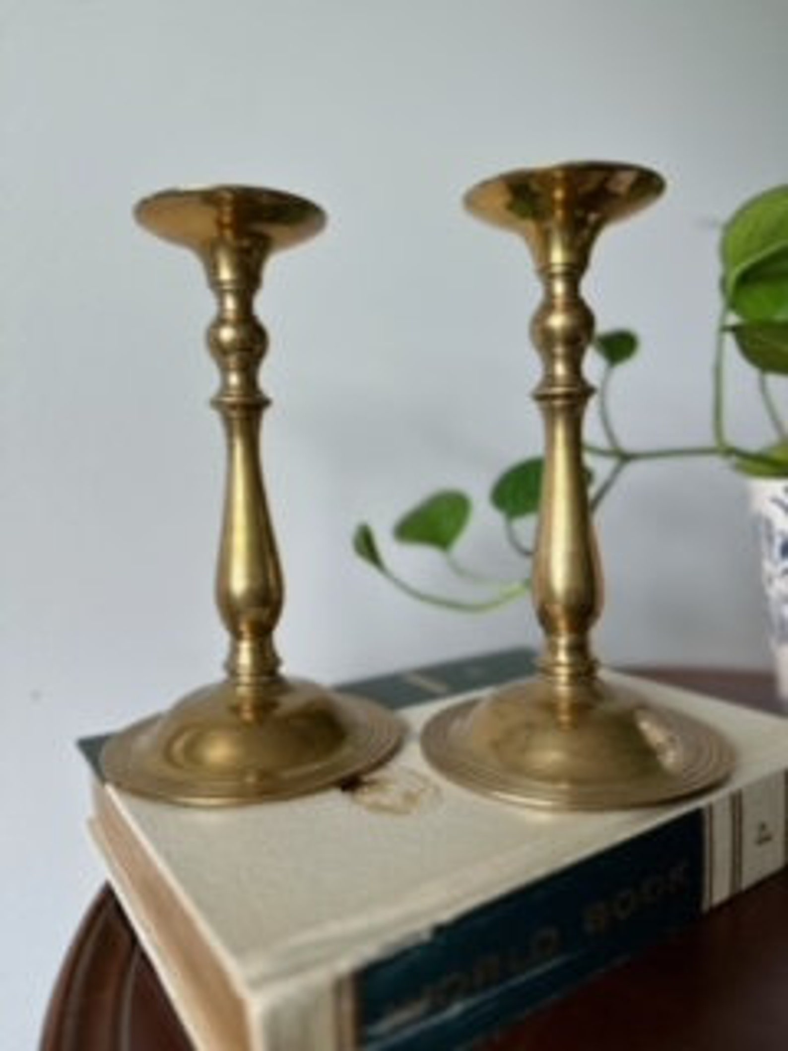 Brass Candlesticks - Etsy