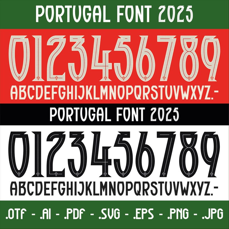Portuguese Font Png - Etsy