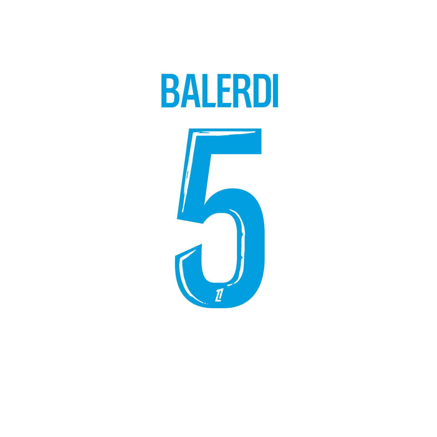 Marseille Olympic Ligue 1 2024-2025 Vector Jersey Font. Vector Patterns ...