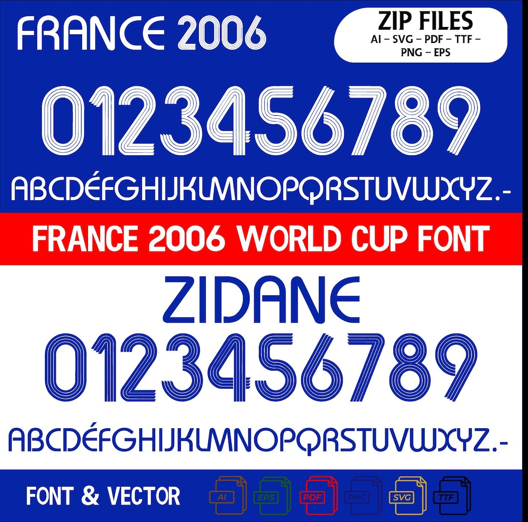 Police Vector Jersey France 2006. Vector Patterns in Svg, Ai, Pdf, Otf ...