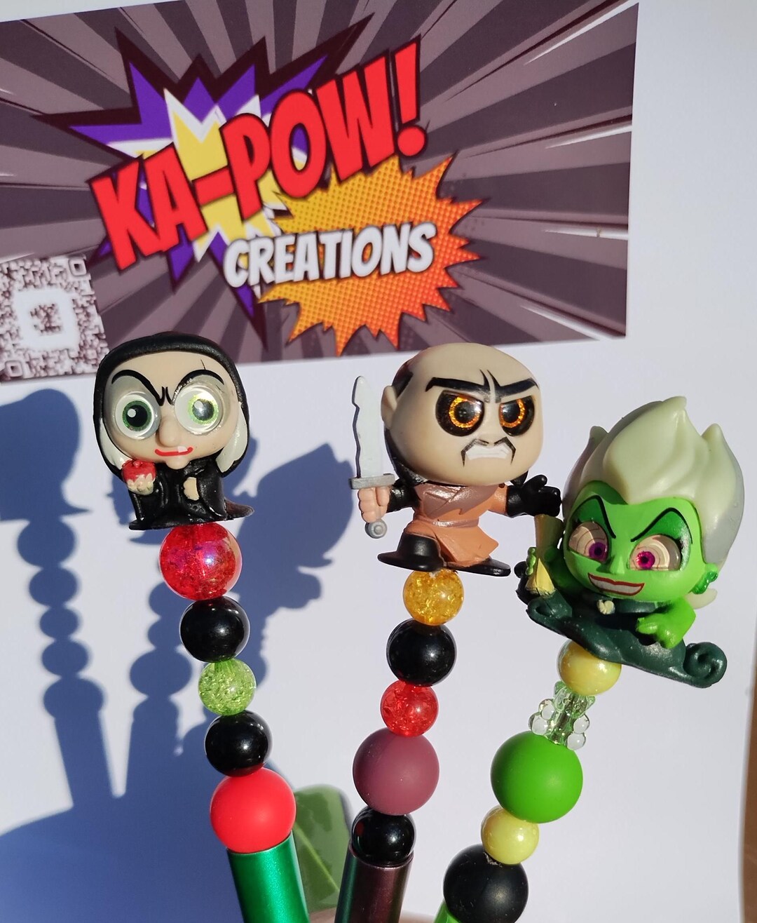 Adorable Beaded Disney Villians Pens for Teachers Nursing and School ...