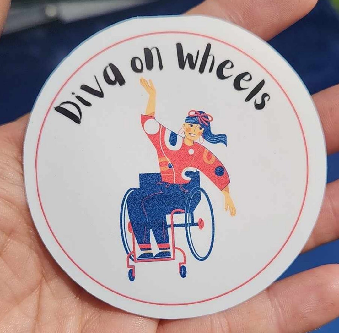 Diva on Wheels Sticker - Etsy