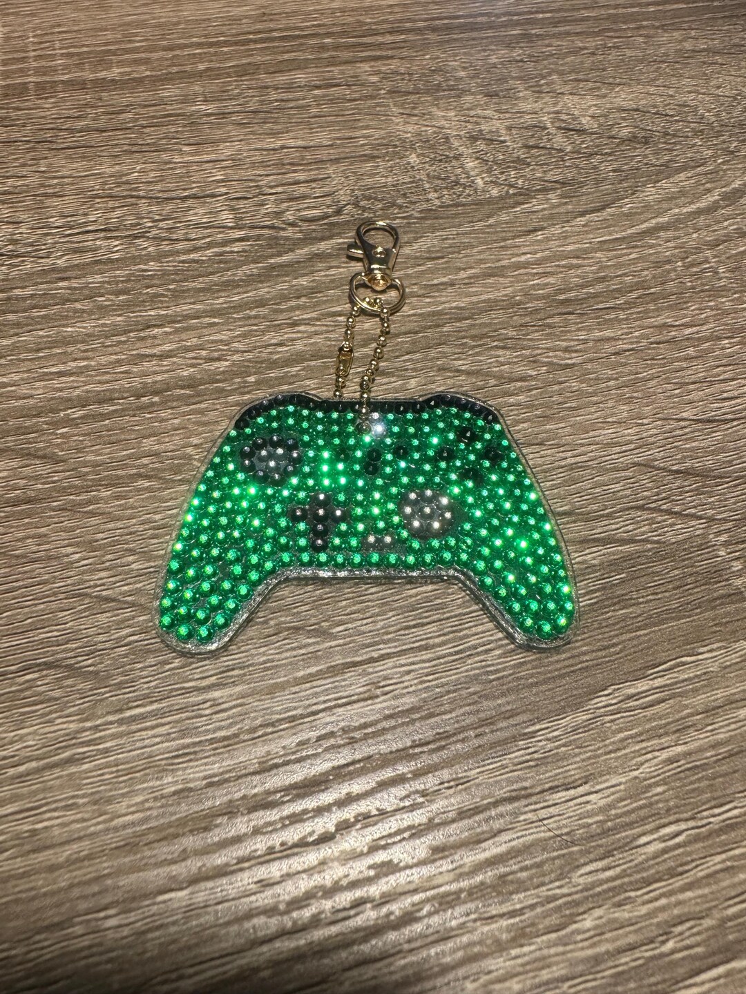 Double Sided Video Game Diamond Painting Key Chain. Sealed With a ...
