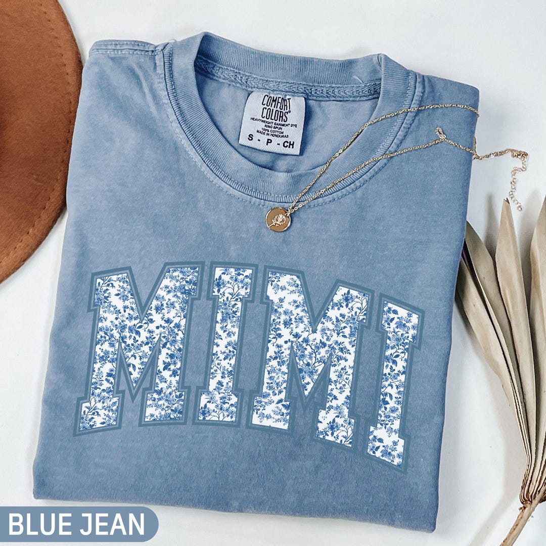 Comfort Colors® Mimi Shirt, Toile Floral Mimi Shirt, Mimi Tee, Cute Mimi Shirt, Gift for Mimi ...