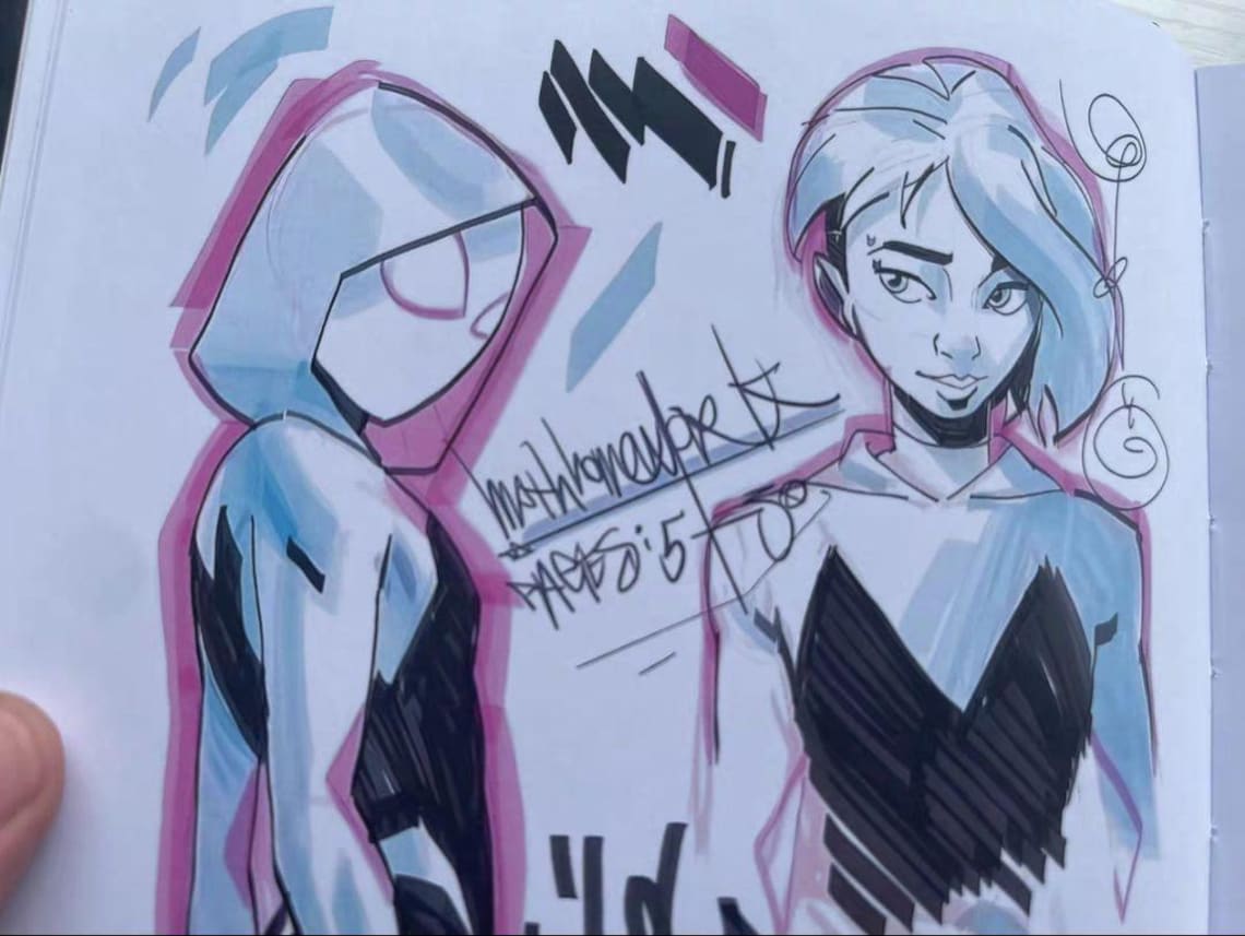 Miles Morales Sketchbook Spiderman Notebook Blank Pages Across the ...