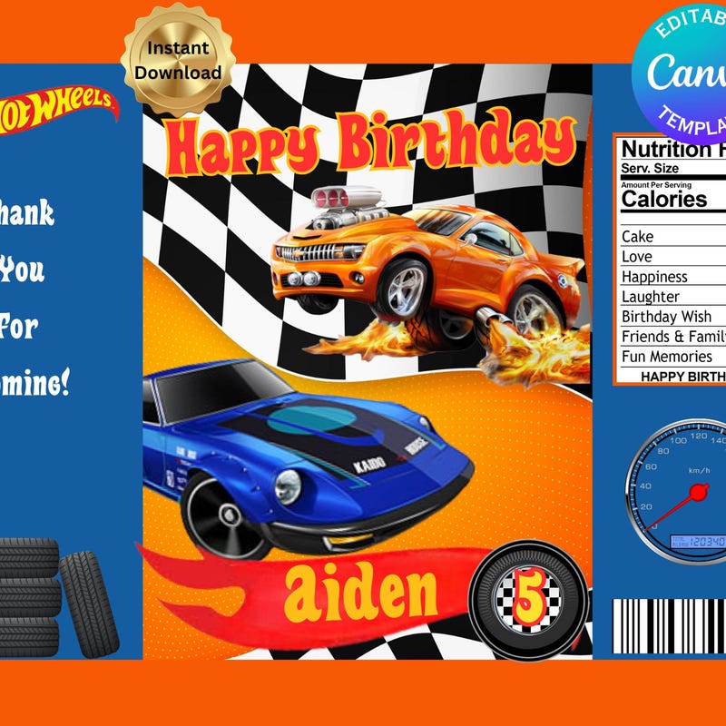 Plantilla hot wheels - Etsy México