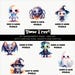 Watercolor Halloween Clipart | Cute Ghost, Cat, Skeleton (29 PNG ...
