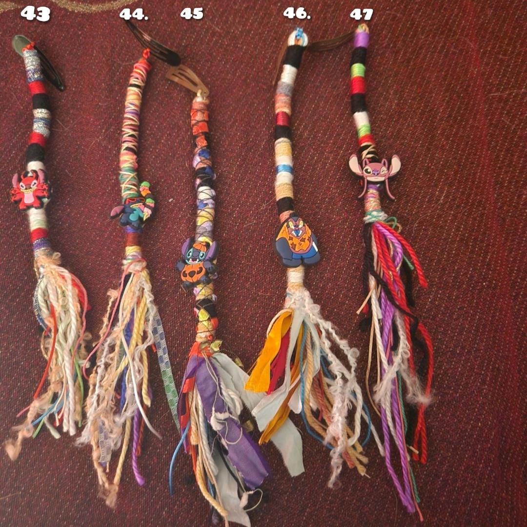 Lilo & Stitch and Southpark Hair Extensions, Hair Jewelry for Girls ...