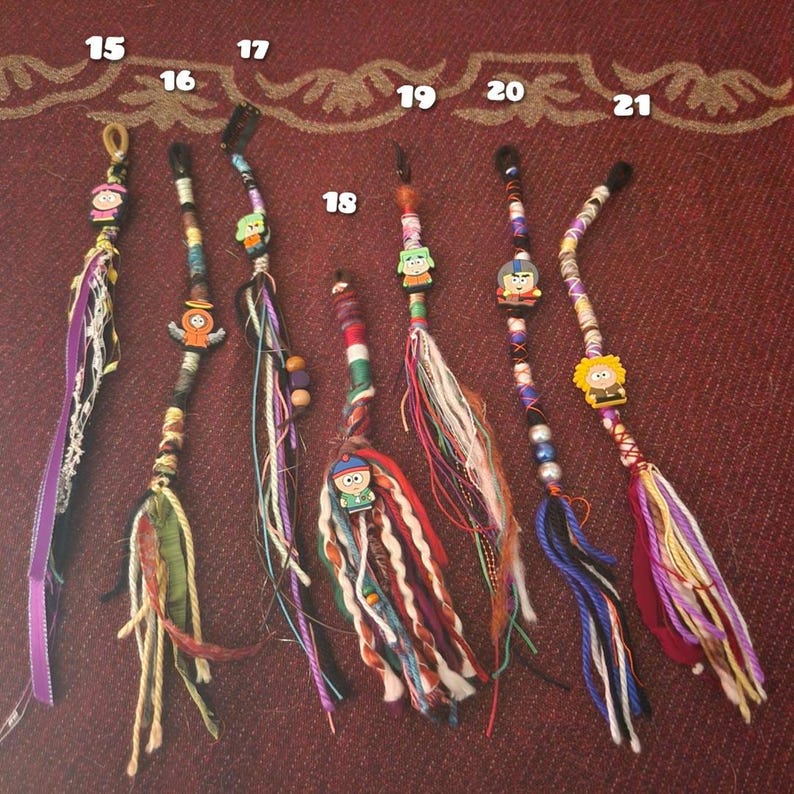 Lilo & Stitch and Southpark Hair Extensions, Hair Jewelry for Girls ...