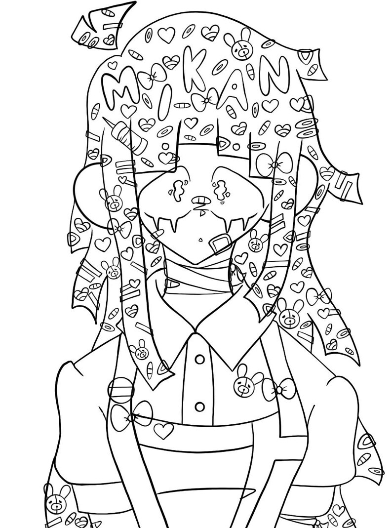 Mikan Tsumiki Decora Danganronpa Fanart Poster - Etsy