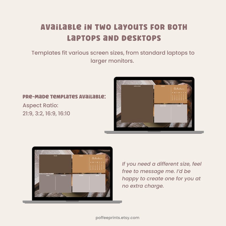 2025 Seasons Desktop Organizer Wallpaper With Matching Folder Icons ...