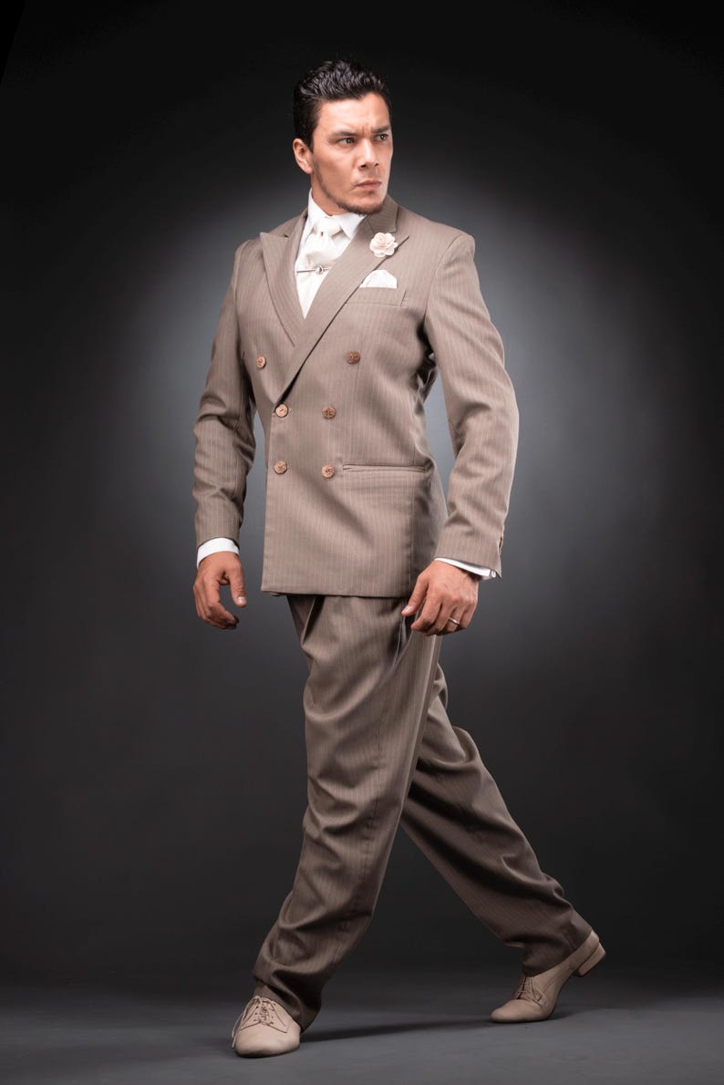DARK BEIGE - Argentine Tango Suit for Men. - Etsy