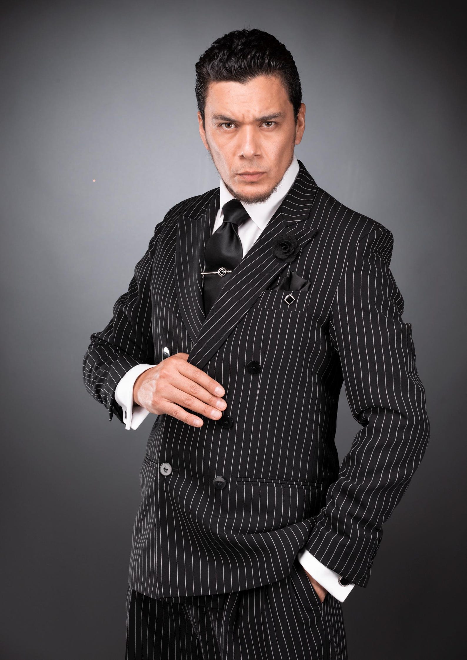 BLACK STRIPED - Argentine Tango Suit for Men. - Etsy