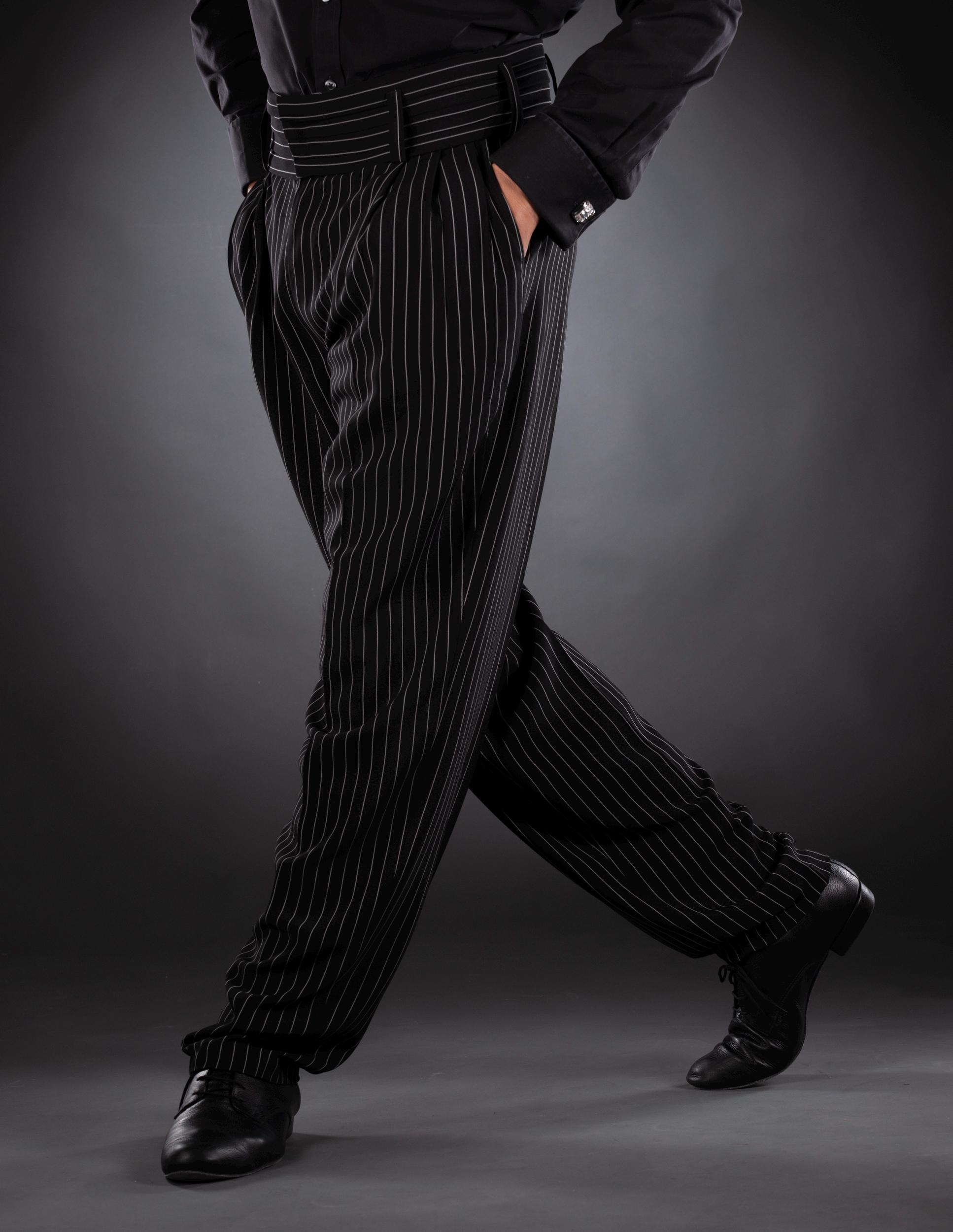 BLACK STRIPED - Argentine Tango Suit for Men. - Etsy