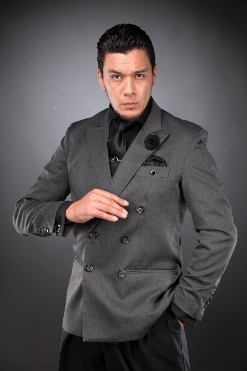 CHARCOAL GRAY - Argentine Tango Suit for Men. - Etsy