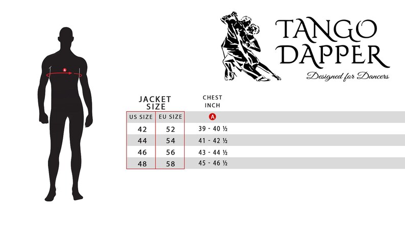 BLACK - Argentine Tango Suit for Men. - Etsy