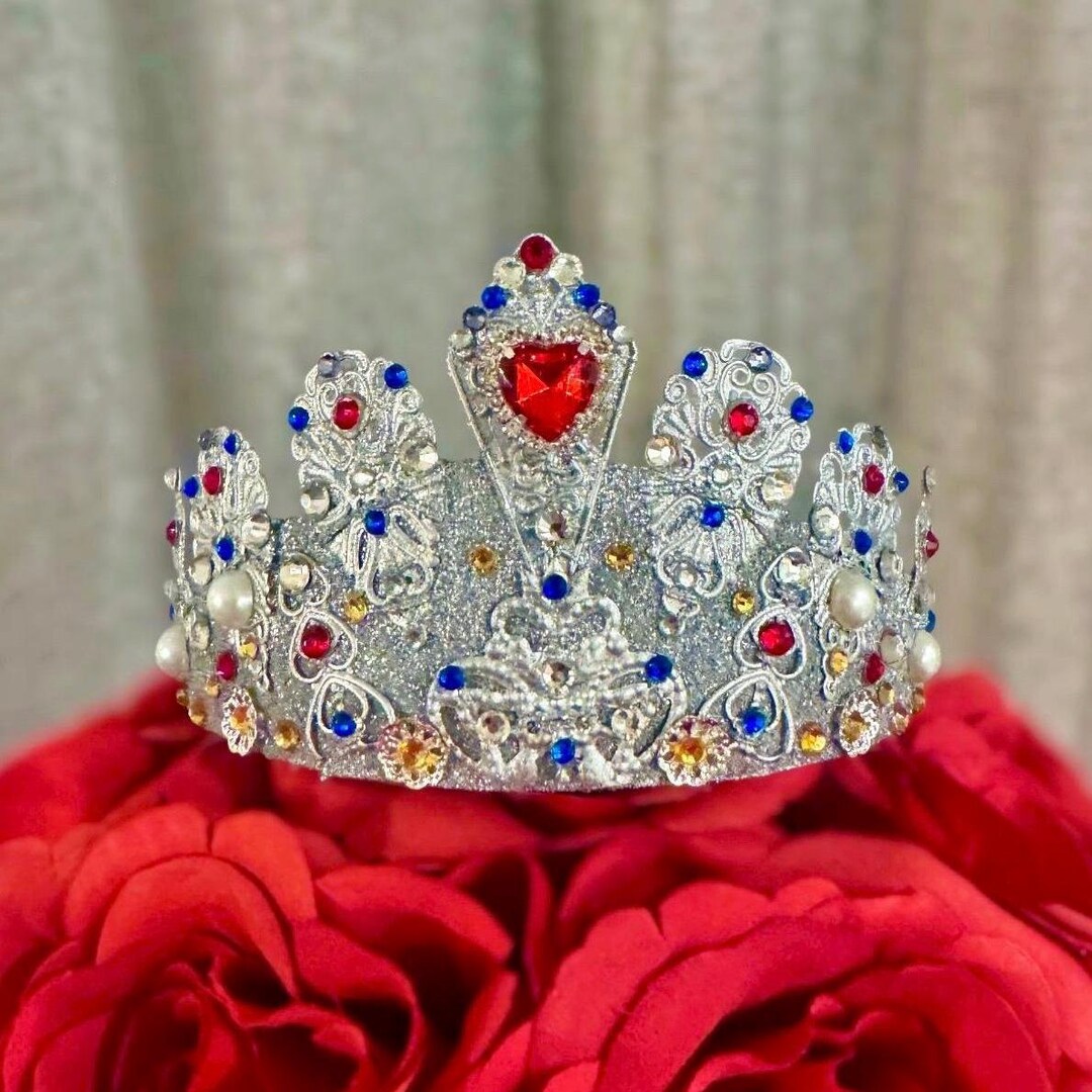 Snow White Inspired Silver Sparkle Tiara -handmade- - Etsy