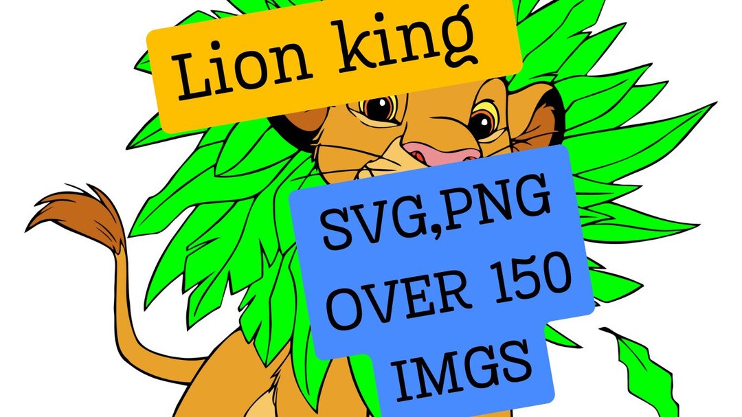 Lion King Svg Png - Etsy