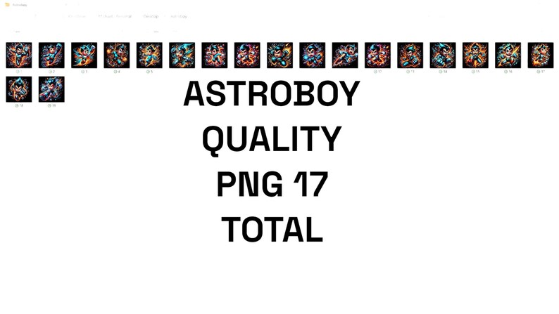 ASTRO BOY PNG - Etsy