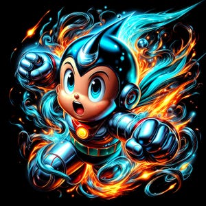 ASTRO BOY PNG - Etsy