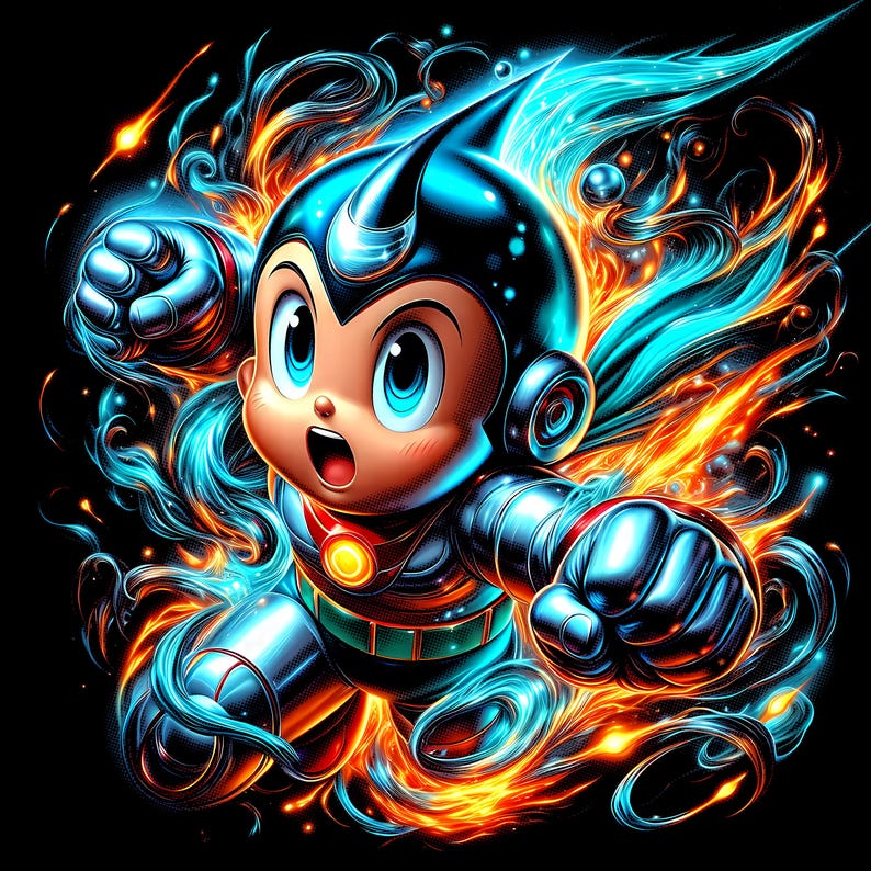 ASTRO BOY PNG - Etsy