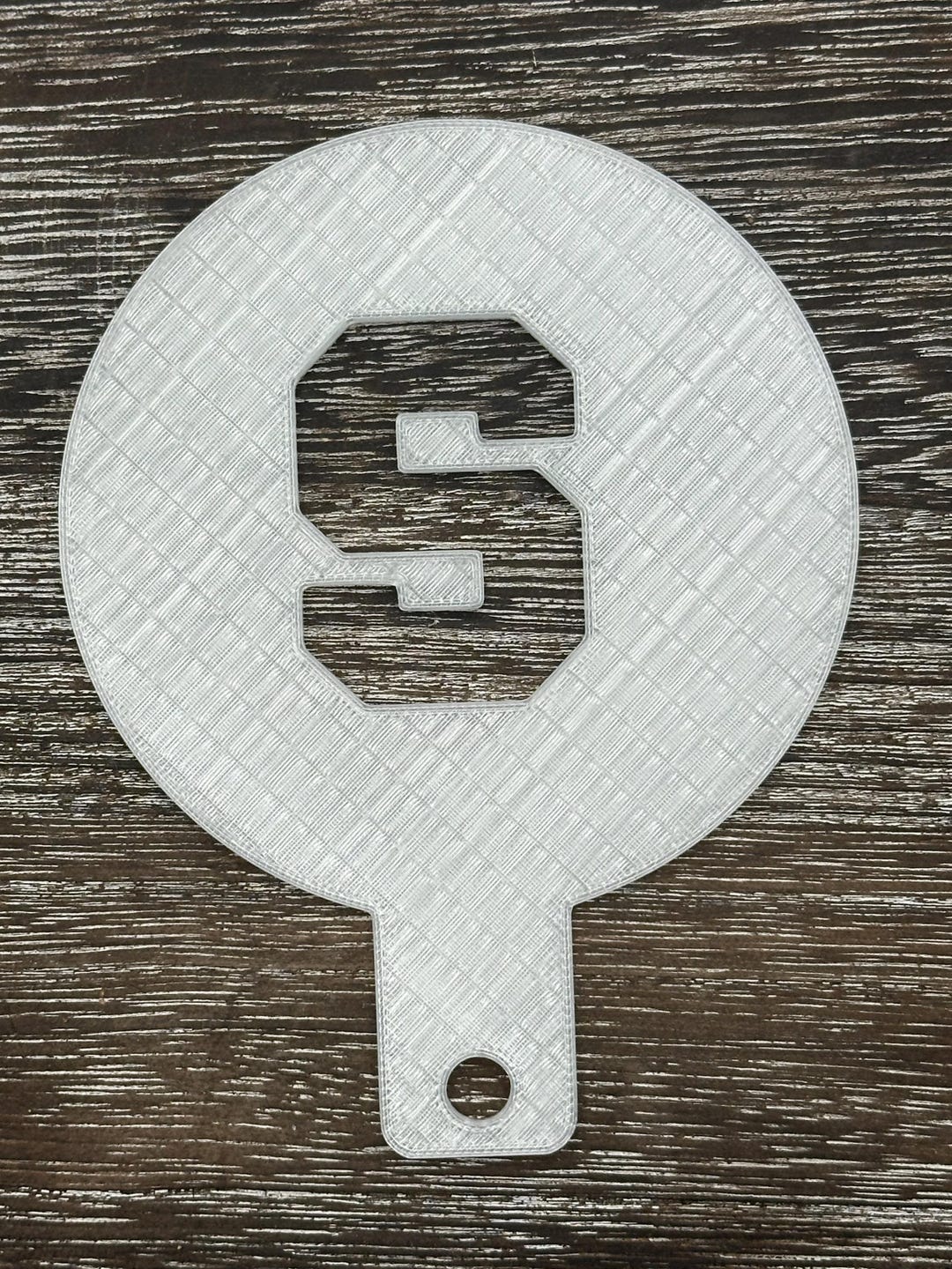Varsity S Drink Stencil | Latte Decoration | Barista Tools - Etsy