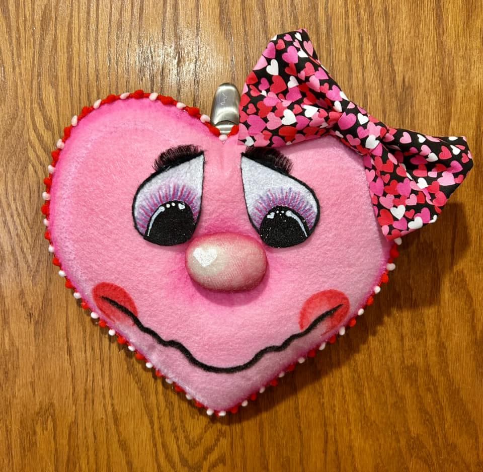Valentine Attachment, Wreath Attachment, Boy or Girl Heart Face ...