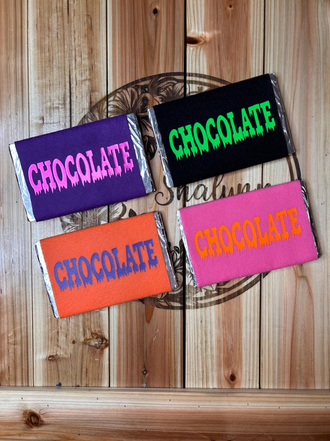 Felt Ghoul Chocolate Bar: Halloween Tiered Tray Decor - Etsy